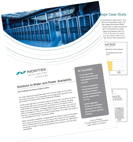 Solutions to Water and Power Availability | Nortek Data Center Cooling ...